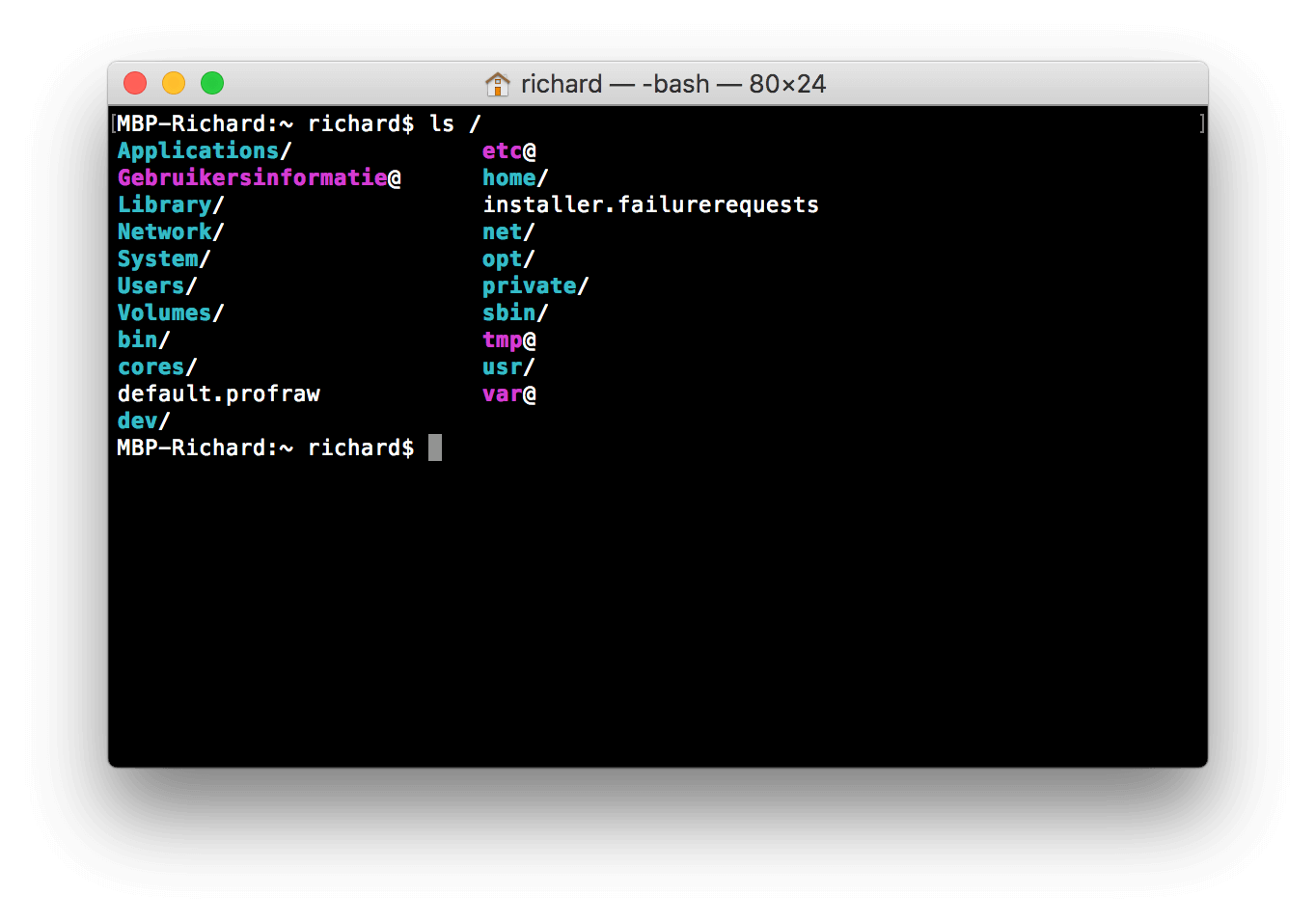 macOS: Kleurweergave in Terminal activeren - appletips