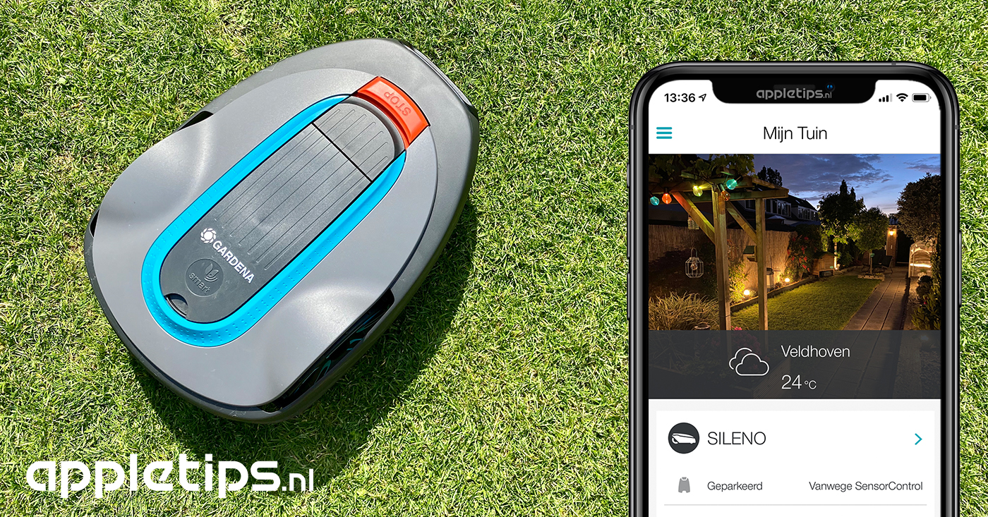Gardena SILENO: slimme robotgrasmaaier te bedienen met een app - appletips