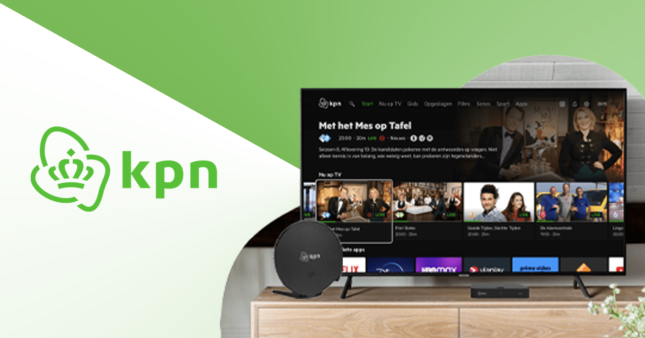 KPN Weekenddeal: Gratis 4k tv bij Internet & TV-abonnement - appletips