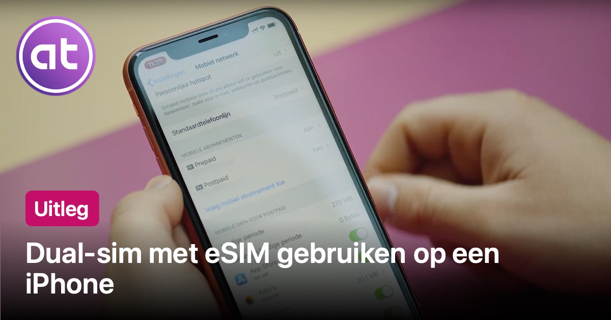 Dual-sim met eSIM op iPhone en hoe het werkt - appletips
