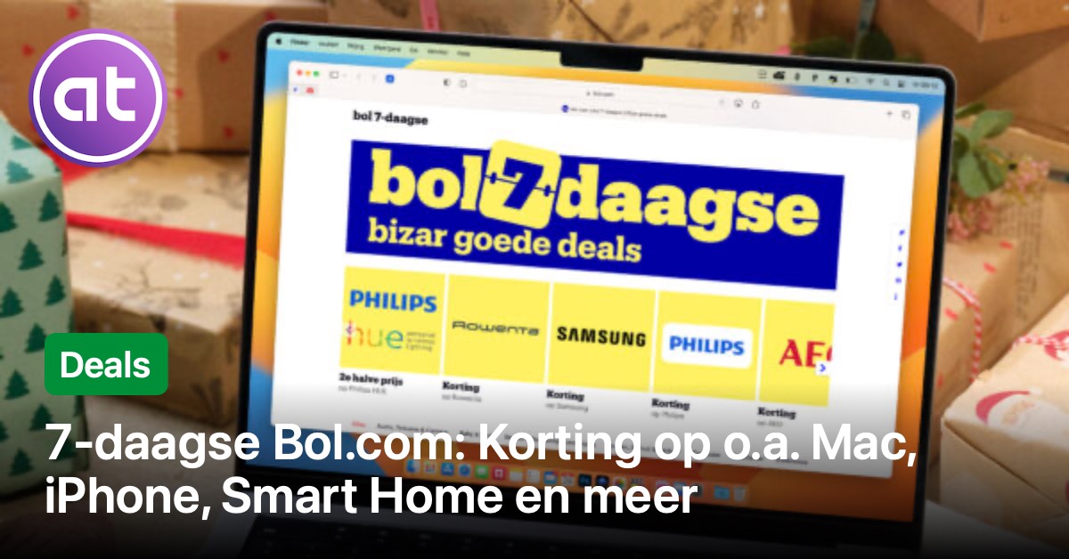 Bol 7-daagse met korting op Apple en meer - appletips