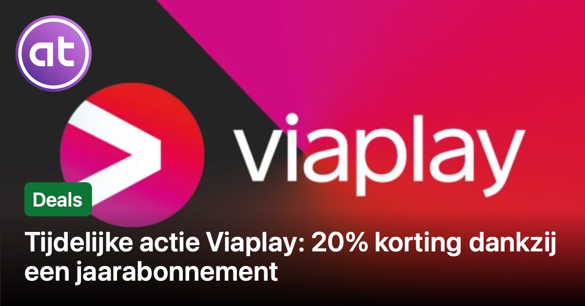 Tijdelijk 20% korting op een Viaplay jaarabonnement - appletips
