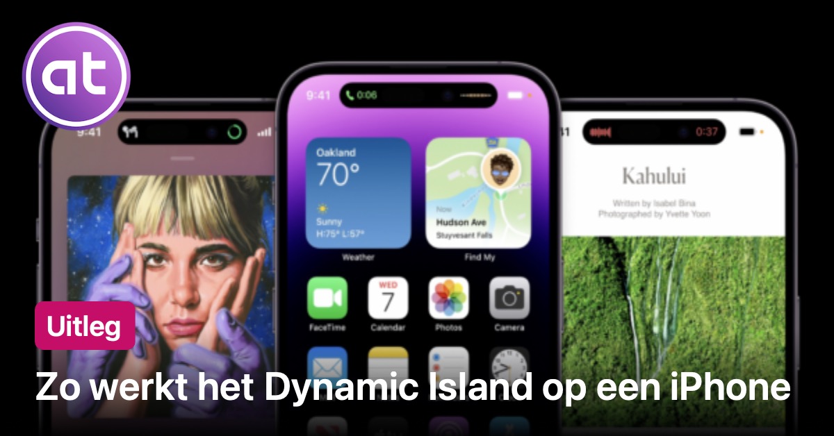 Zo werkt het Dynamic Island op een iPhone - appletips
