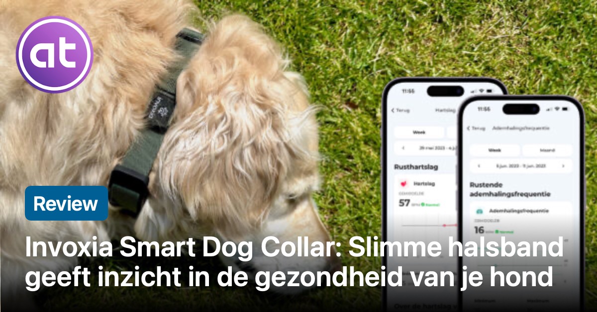Invoxia Smart Dog Collar: Slimme halsband review - appletips