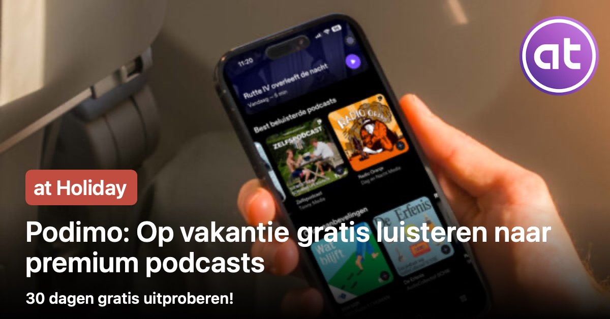Podimo: Op vakantie gratis luisteren naar premium podcasts - appletips