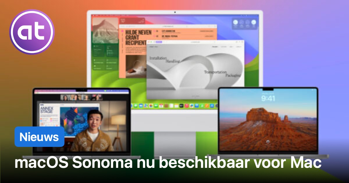 macOS Sonoma nu beschikbaar voor Mac - appletips