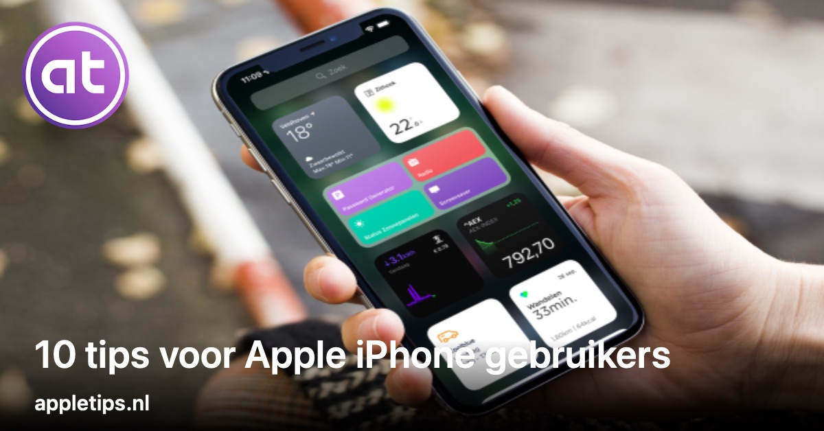10 tips voor Apple iPhone gebruikers - appletips