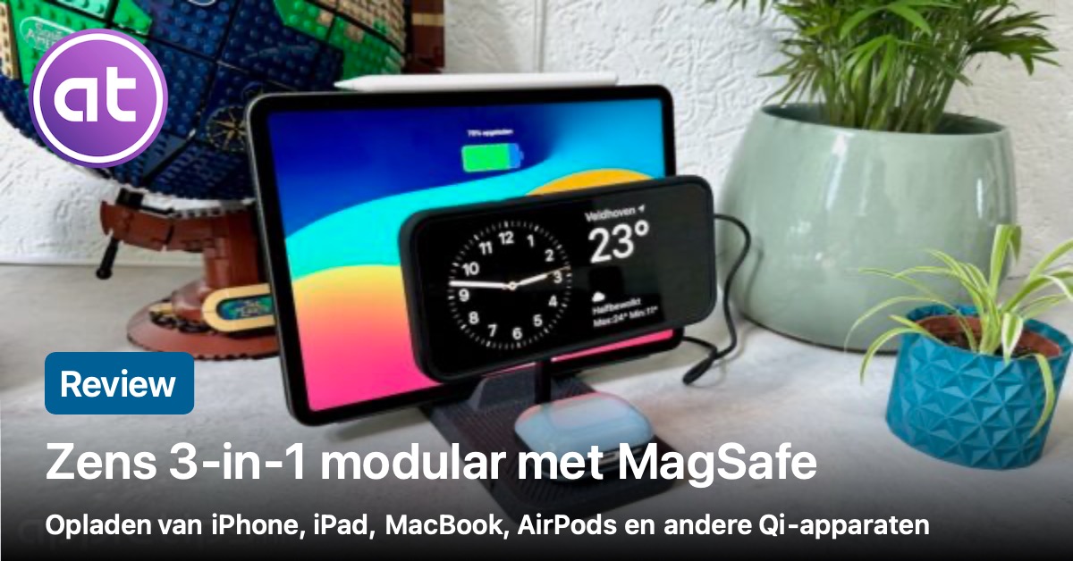 Review Zens 3-in-1 modular met MagSafe - appletips