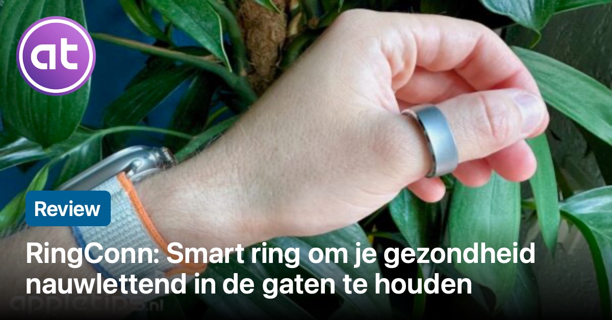 RingConn Review: Smart ring voor je gezondheid - appletips