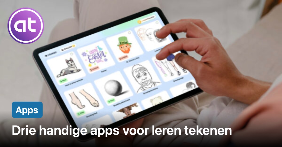 Drie handige apps voor leren tekenen - appletips