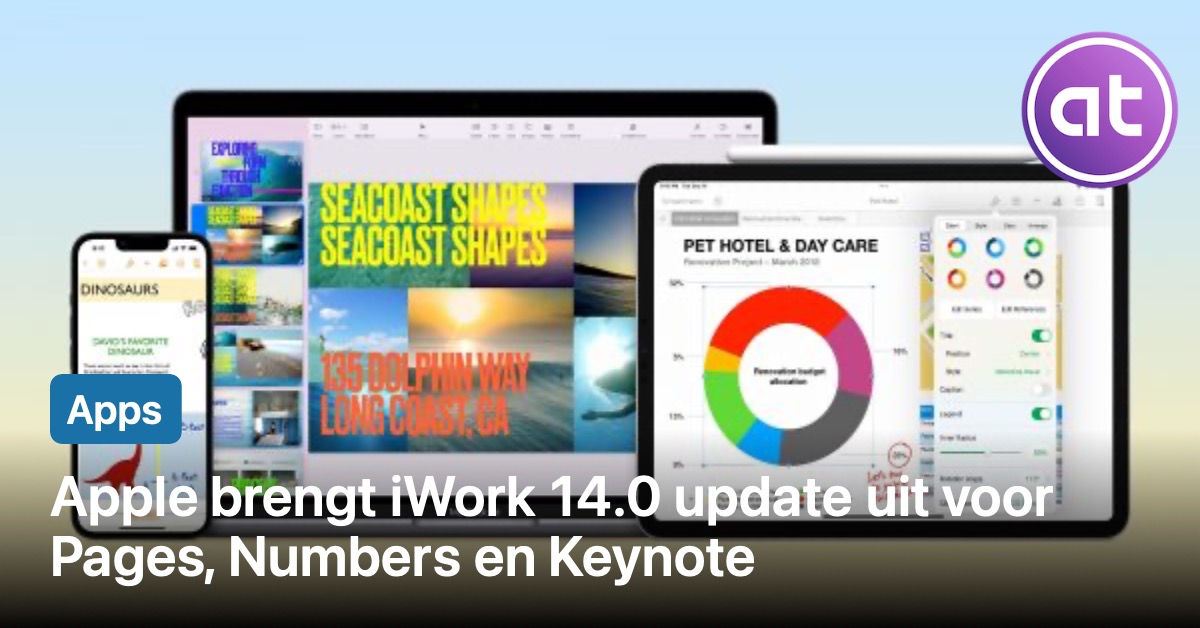 iWork-update voor Pages, Numbers en Keynote - appletips