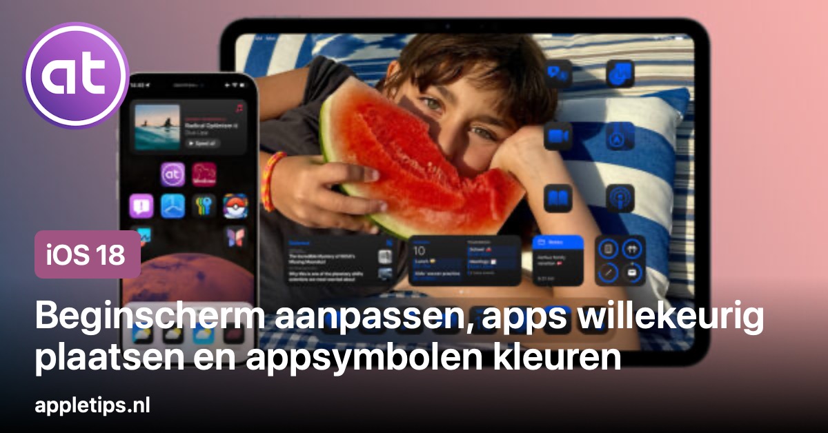 Beginscherm wijzigen en kleur appsymbolen aanpassen - appletips