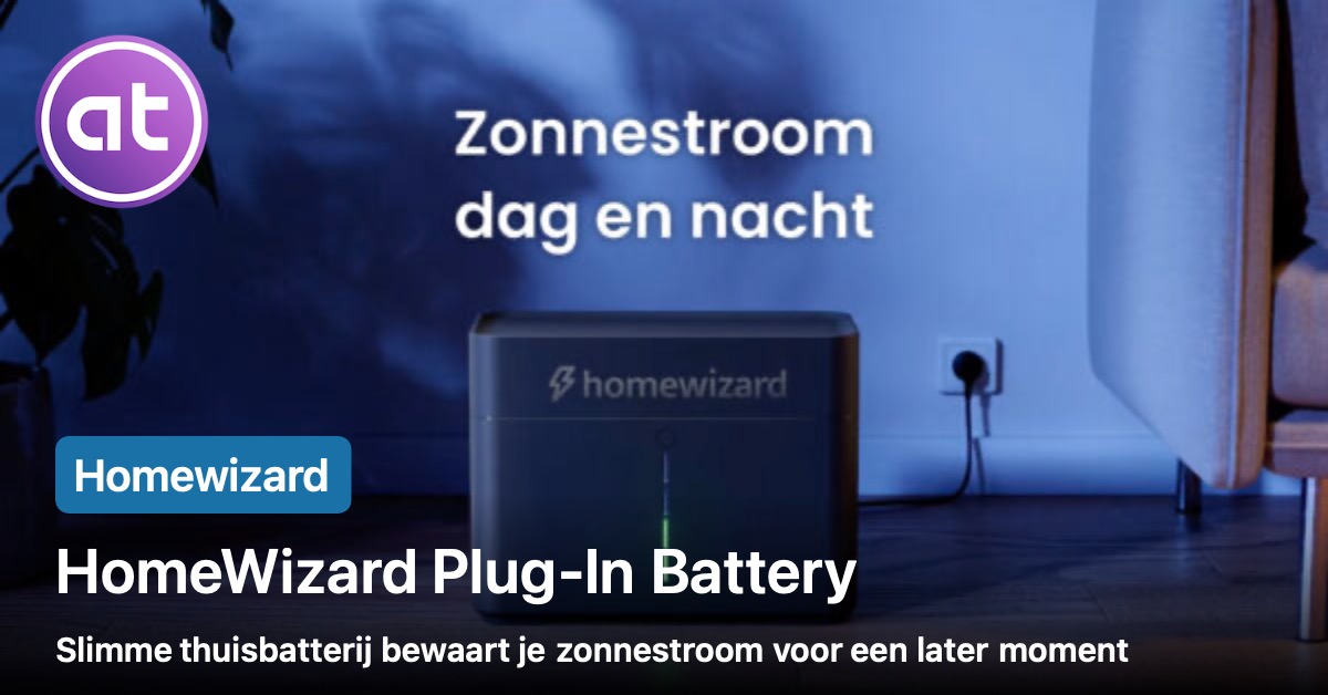 HomeWizard Plug-In Battery: slimme thuisbatterij - appletips