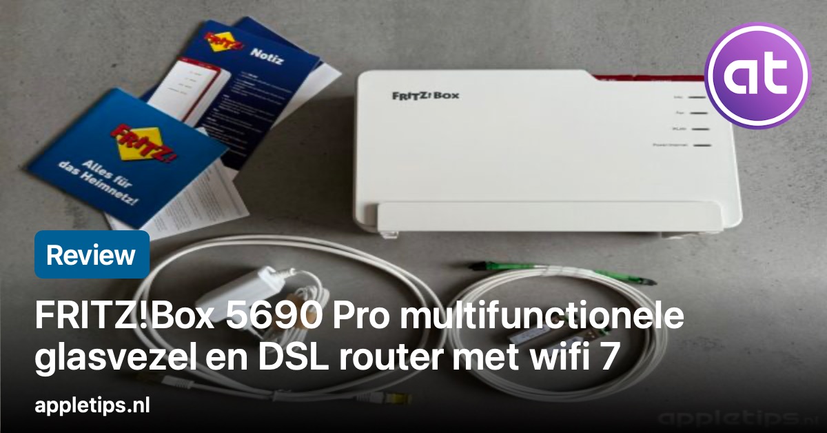 Review: FRITZ!Box 5690 Pro multifunctionele glasvezel en DSL router met ...