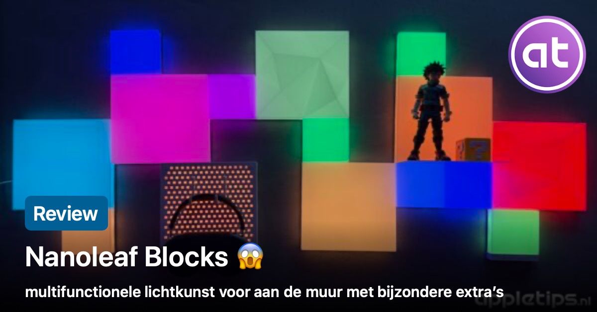 Nanoleaf Blocks: multifunctionele lichtkunst [matter] - appletips